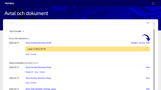 Hjälp när du ska signera digitala avtal | Nordea