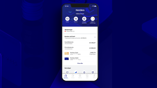Mobilbanken – appen för dina bankärenden | Nordea