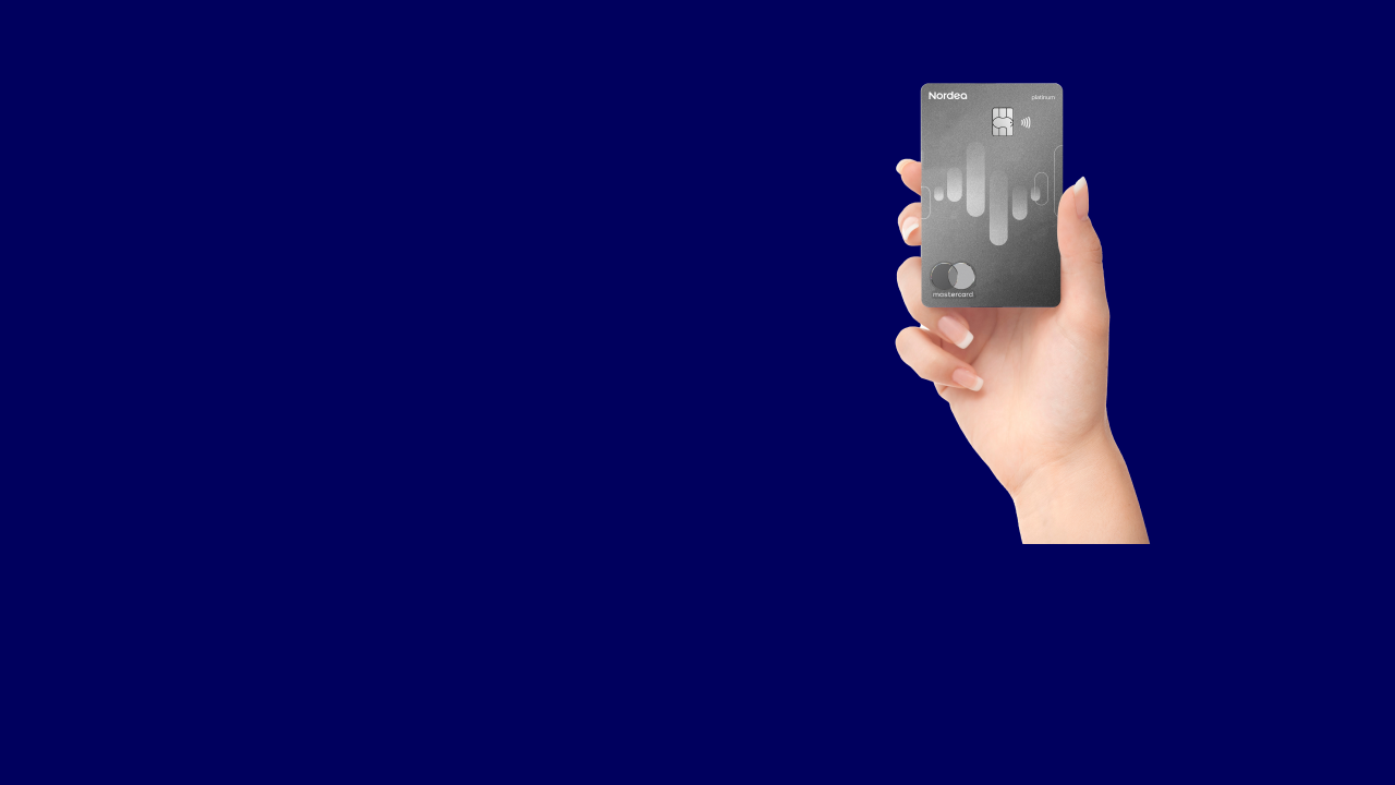 Nordea Platinum – ett exklusivt kreditkort | Nordea