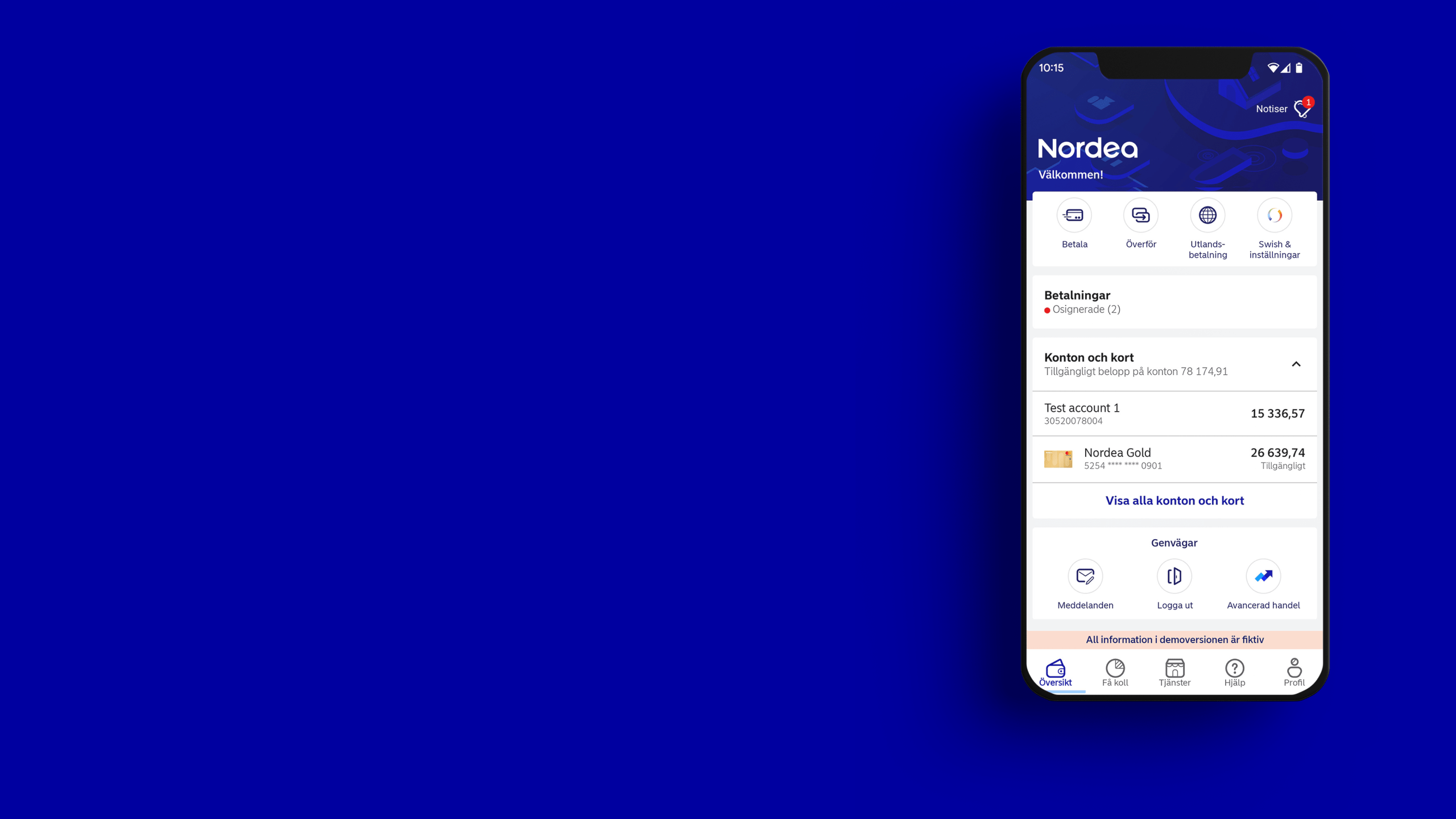 Nyheter i appen – håll koll på ekonomin i mobilen | Nordea